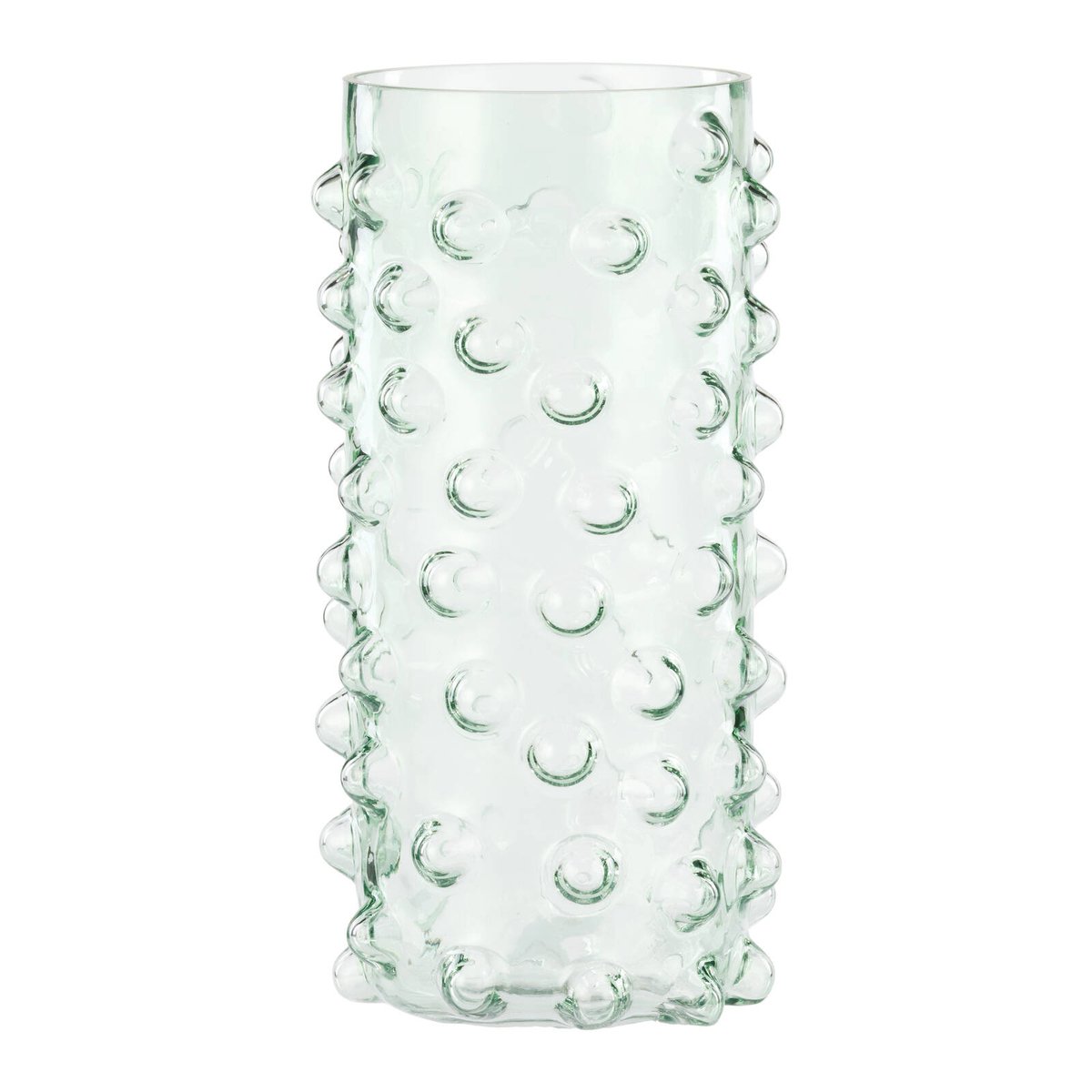 Amalfi Sissy Glass Bubble Vase Large Light Green 18x18x35cm - Bunnings ...