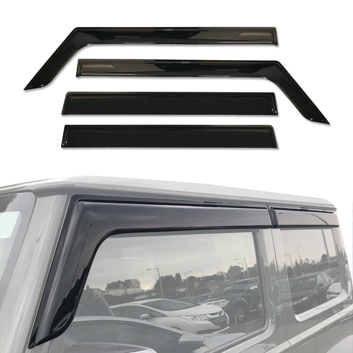 AUSGO Luxury Weather Shields for Suzuki Jimny 3-Door 2018-Onwards ...