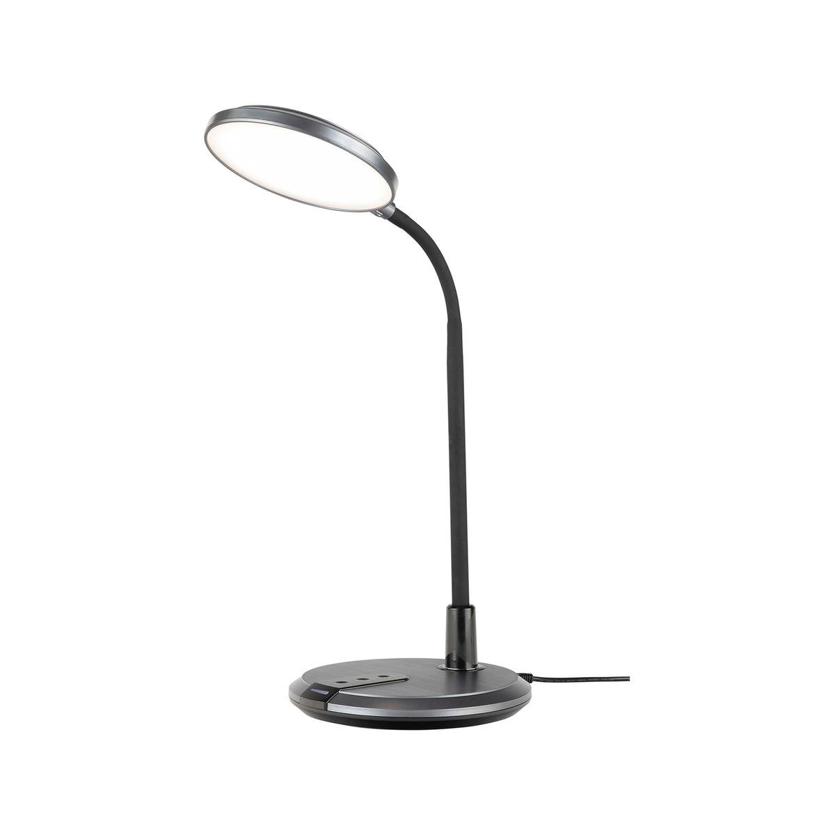 Brilliant 38cm Black Thrive Light Tone Changing LED Desk Lamp ...