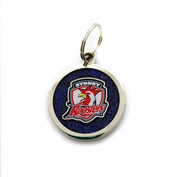 NRL Pet ID Tag - Sydney Roosters - Engravable - 25mm diameter ...