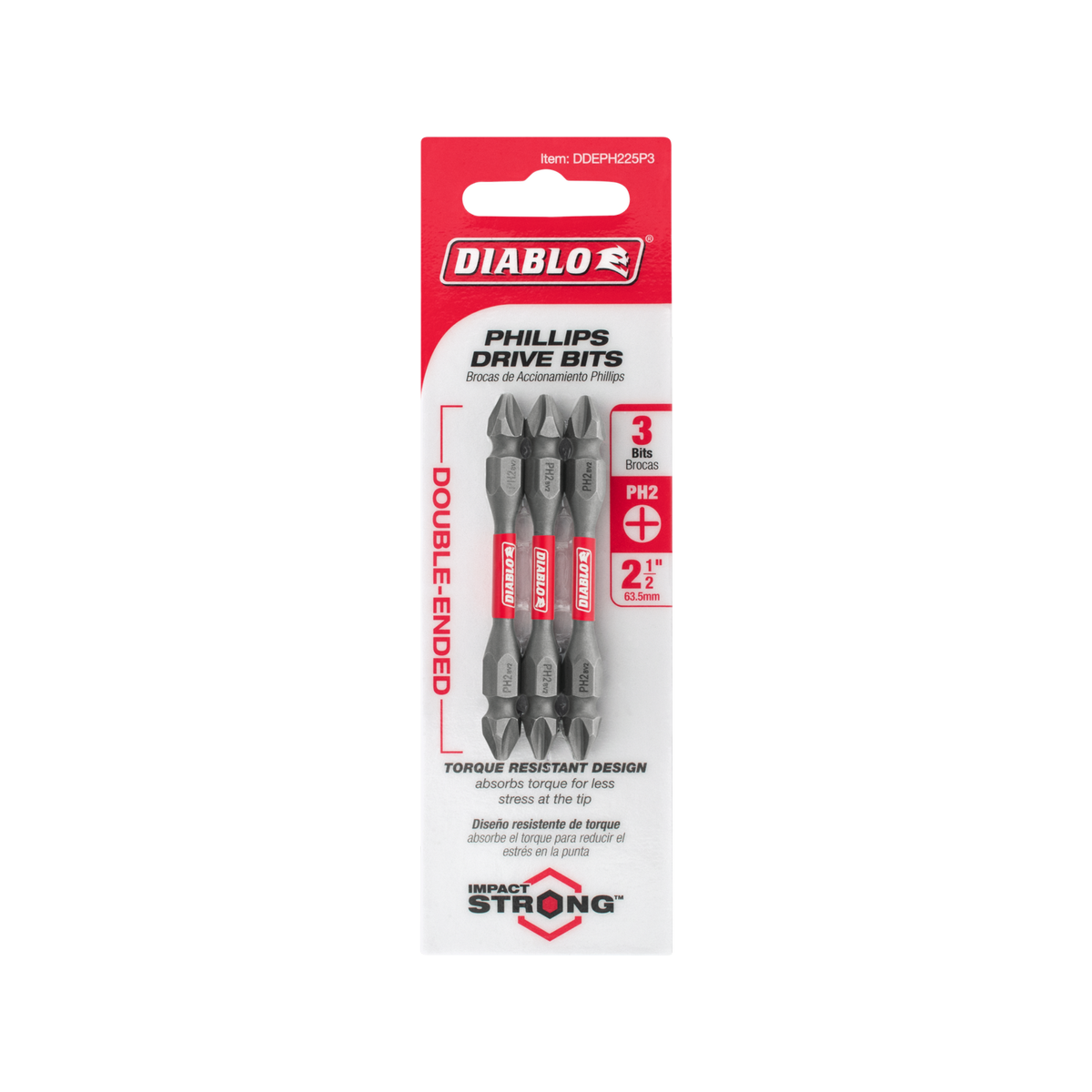 Double Ended Power Bit PH2 (2-Pack) - Bunnings Australia