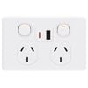 DETA X6 Double Power Point with USB A+C PD20W Fast Charging - Bunnings ...