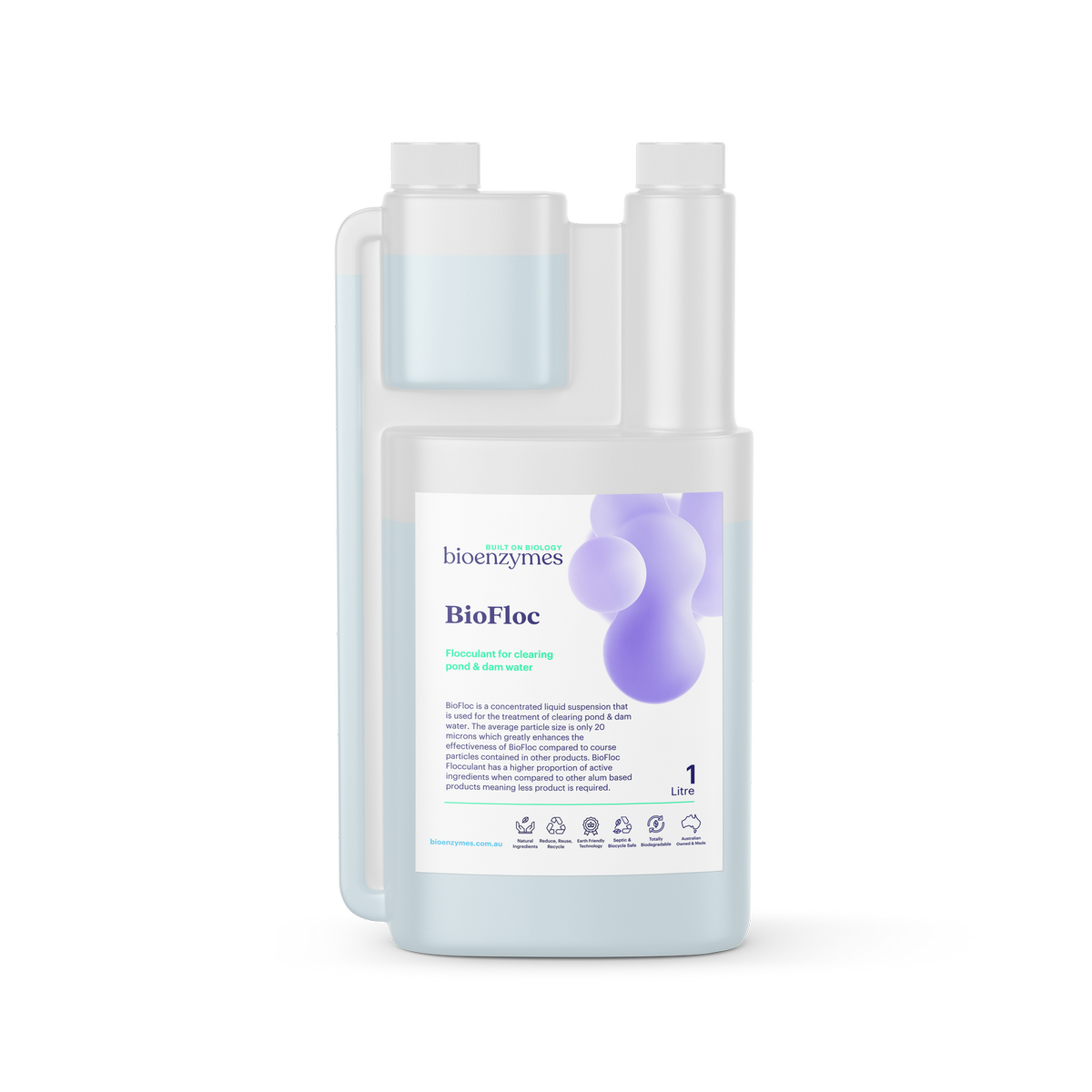 BioEnzymes BioFloc 1lt. Pond and dam water flocculant - Bunnings Australia