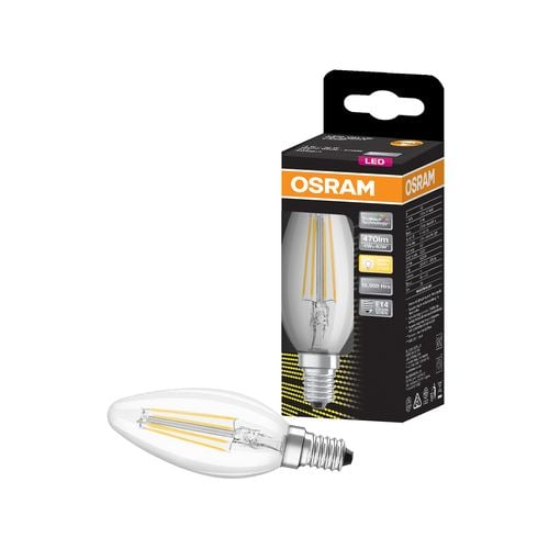 Osram E14 LED 470lm Warm White 4W Candle - Bunnings Australia