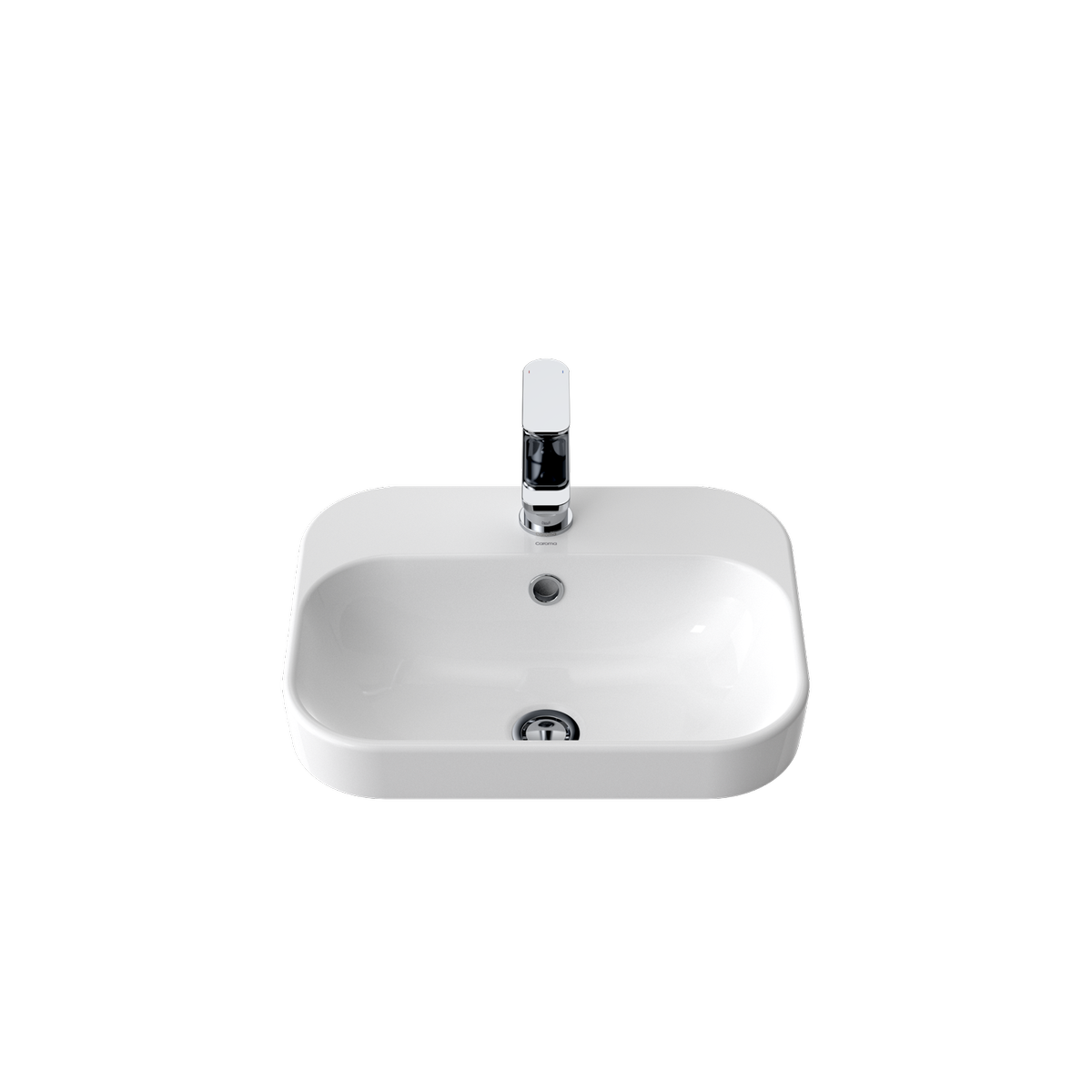 Caroma Luna Inset Basin With 1 Tap Hole - Bunnings Australia