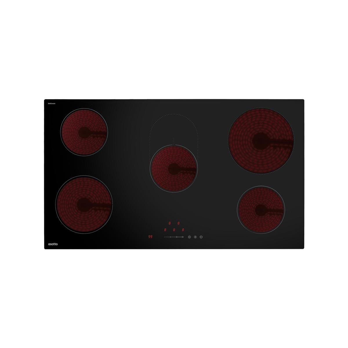 Esatto 90cm Ceramic Cooktop With Touch Controls - Bunnings Australia