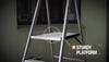 CITECO 1.2m 150kg Industrial Supalite Large Platform Aluminium Ladder ...