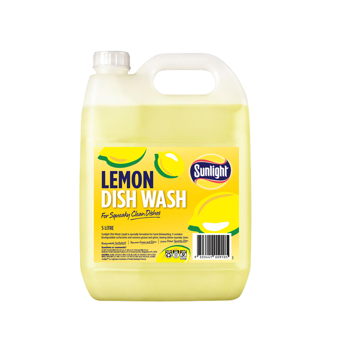 Sunlight 5L Lemon Dish Wash Liquid - Bunnings New Zealand