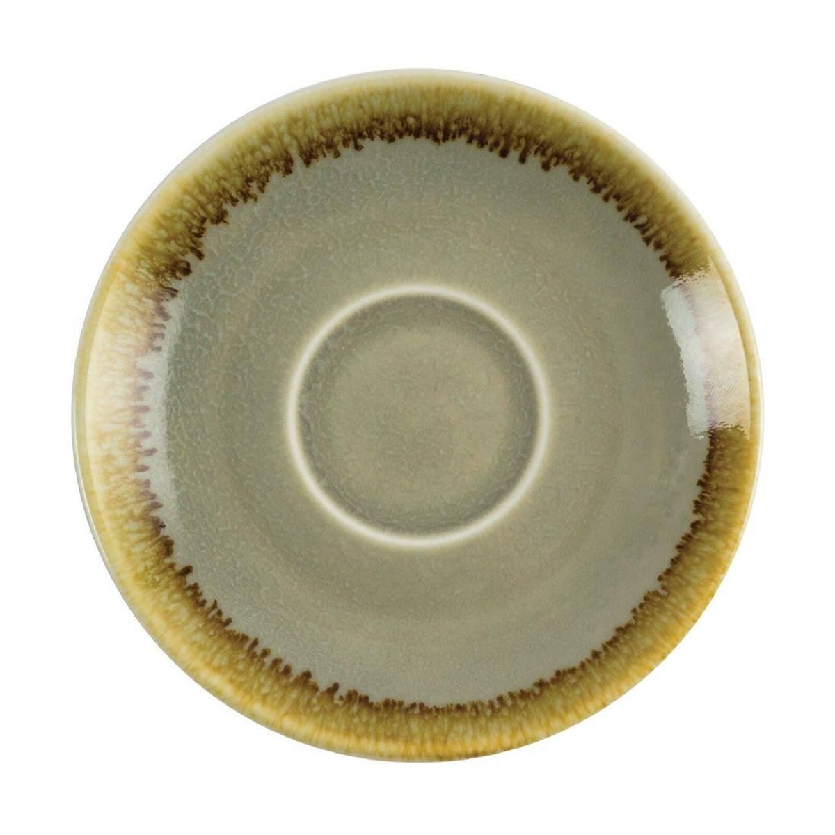 Olympia Espresso Saucer Kiln Moss Green Porcelain Crockery Coffee Cup ...