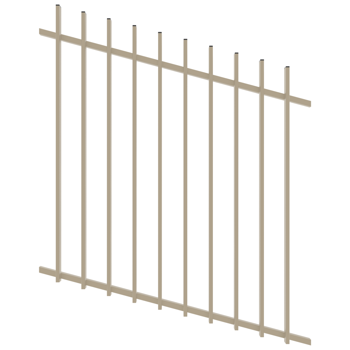 ProtectorAl 0350-1200W x 1200H Paperbark Radiator Pool Fence Panel ...