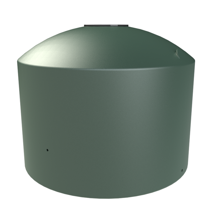 Melro Tanks 2200L Heritage Green Round Squat Poly Water Tank - Bunnings ...
