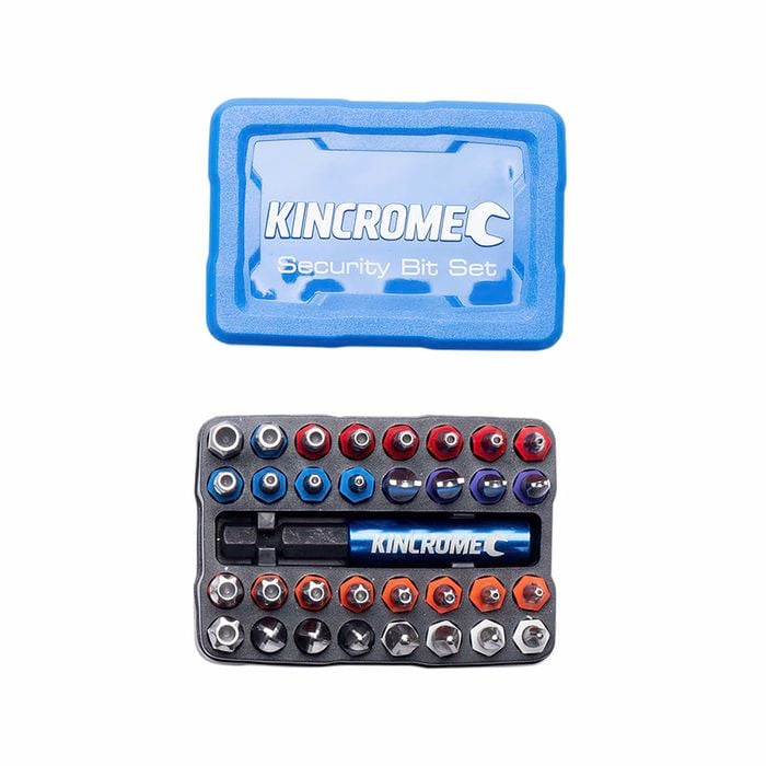 Kincrome 33 Piece 1/4" Hex Drive Security Bit And Holder Set - Bunnings ...