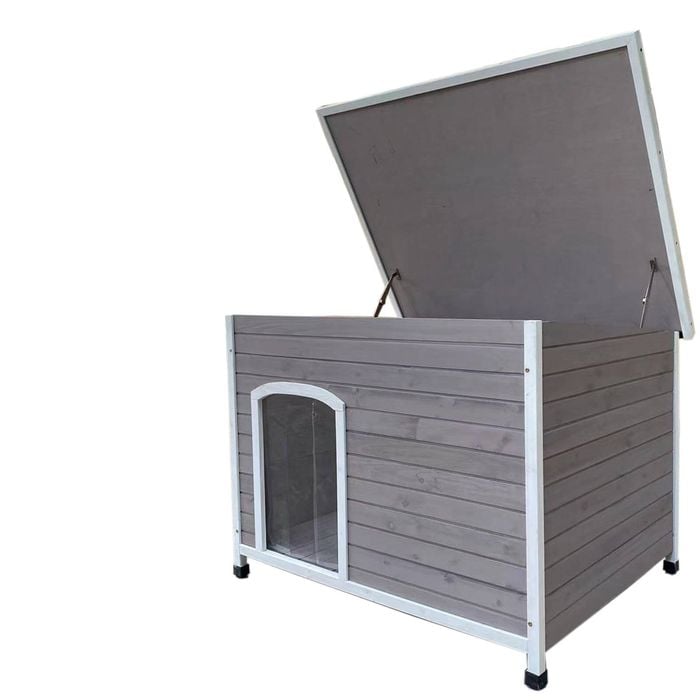 YES4PETS XXL Timber Pet Dog Kennel House Puppy Wooden Timber Cabin With ...