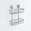 Fusion-Loc 26kg Stainless Steel Style Plus Double Shower Caddy ...