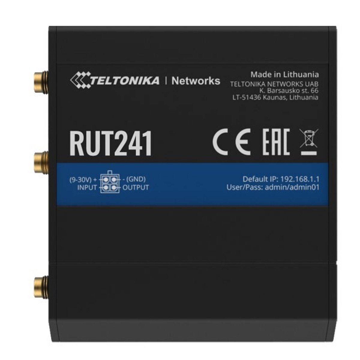 Teltonika RUT241 Industrial Cellular Router, Instant LTE Failover ...