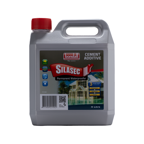 Bondall Silasec 4L Waterproofing Cement Additive - Bunnings Australia