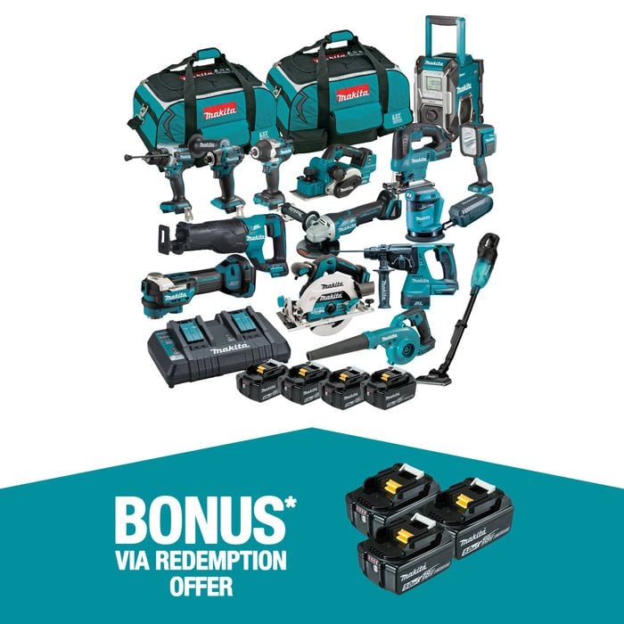 Makita 18V Brushless 15 Piece Combo Kit DLX1514TX1 - Bunnings Australia