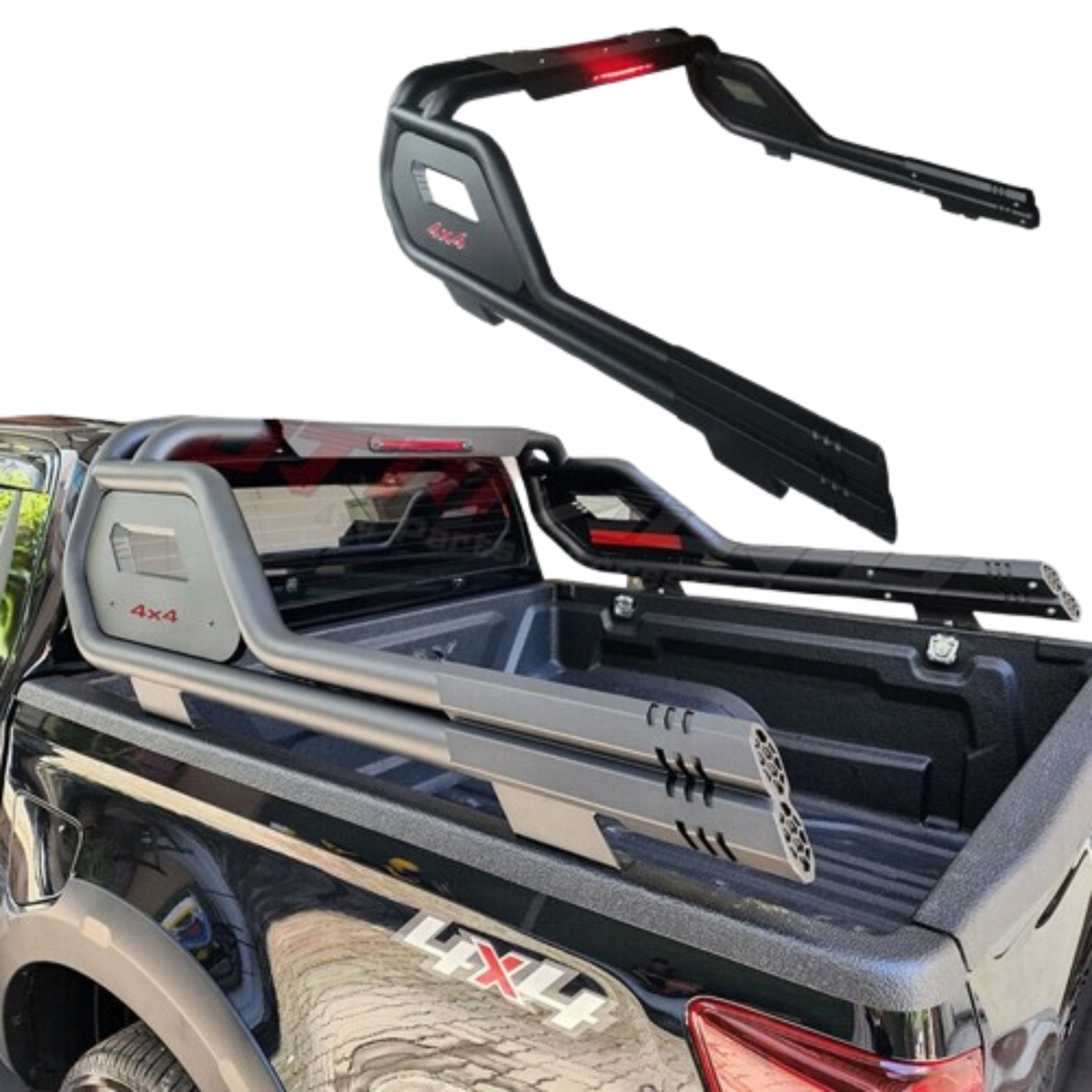 JTM Auto Universal Urban F21 Black Roll Bar Sport Bar to suit Hilux ...