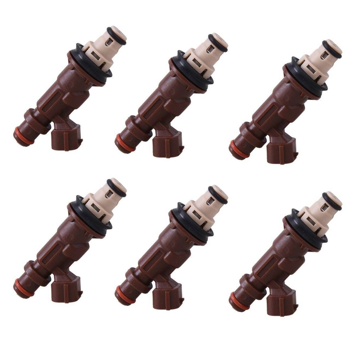 6PCS Fuel Injectors for Toyota Hilux LandCruiser Prado 3.4L V6 5VZ-FE ...
