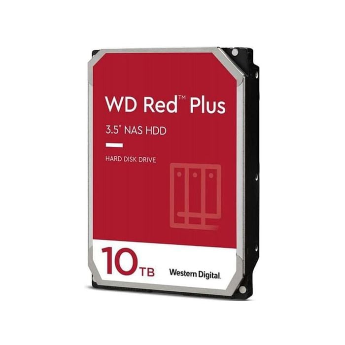 Western Digital Red Plus 10TB 3.5" SATA 256MB NAS Hard Drive [WD101EFBX ...