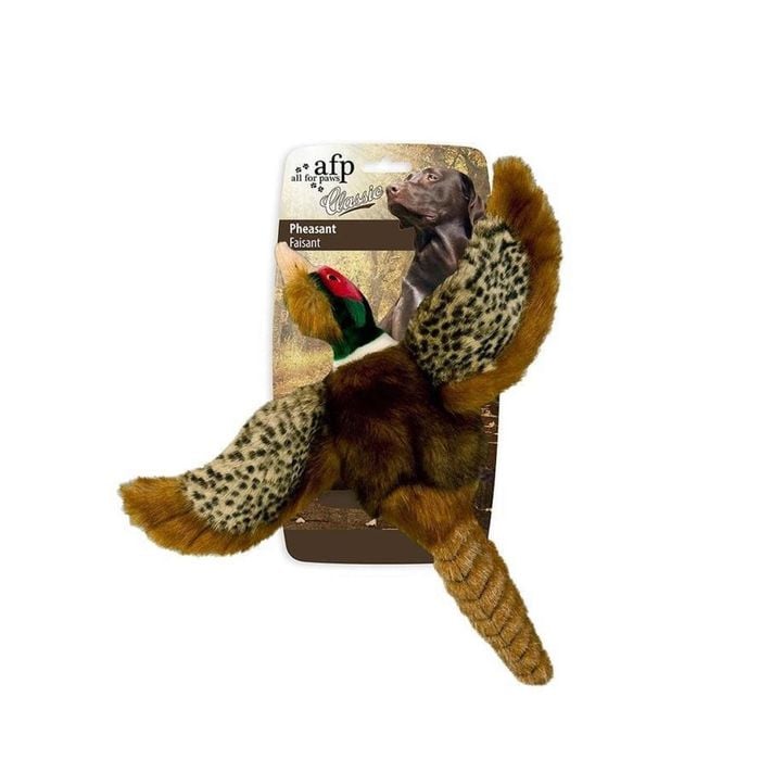 Dog Plush Toy - Pheasant Squeaky Interactive Small Life Like Bird ...