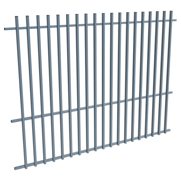 ProtectorAl 2400W x 1800H Deep Ocean Aluminium Batten Pool Fence Panel ...