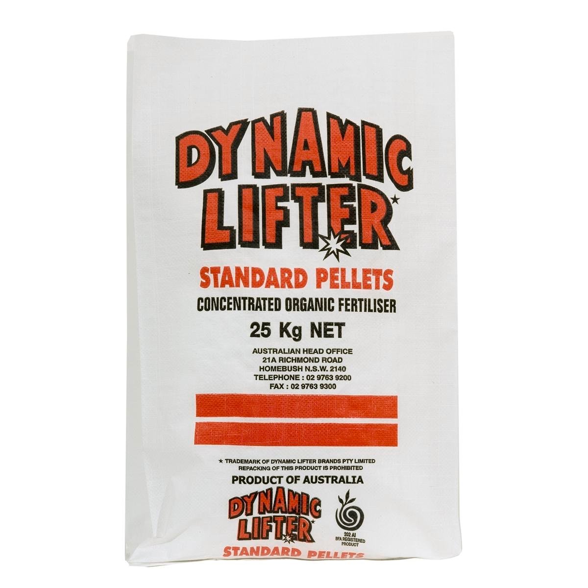 Yates 25kg Dynamic Lifter Standard Pellets Concentrated Plant ...