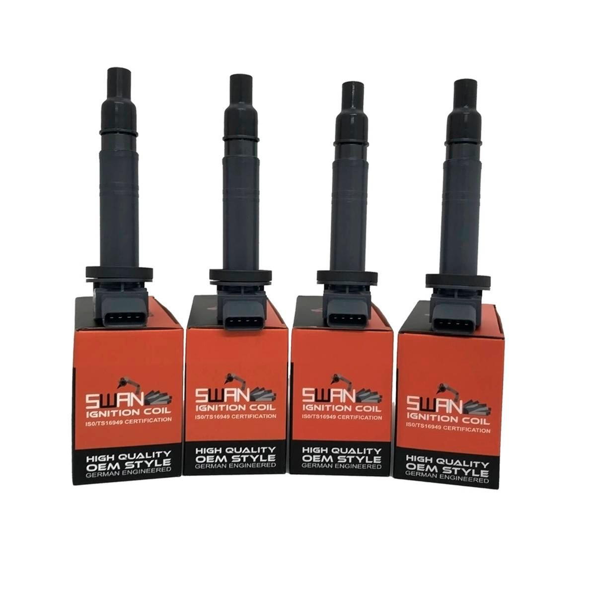 4-Pack SWAN Ignition Coil for Toyota Landcruiser Prado (2.7L ...
