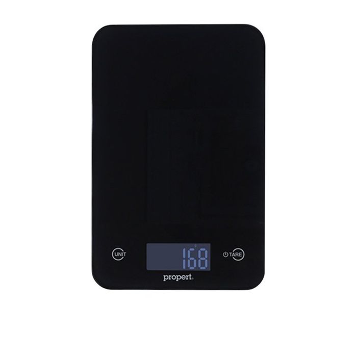 Propert Slimline Glass Digital Kitchen Scale Black - Bunnings Australia