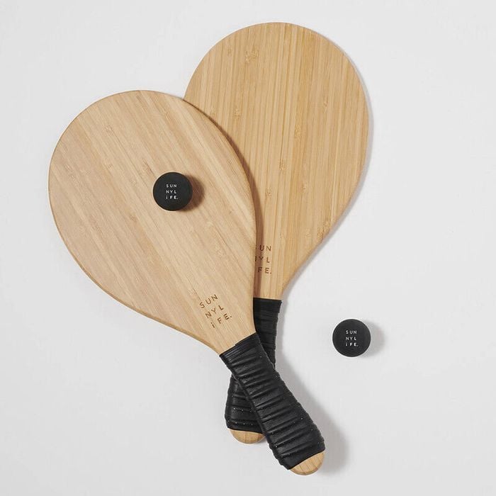 Sunnylife Bamboo Paddles and Squash Balls - Bunnings Australia
