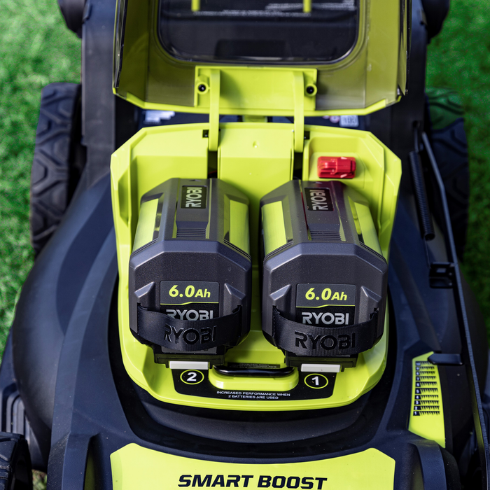 Ryobi 36V HP 46cm 6.0Ah Brushless Cordless Self Propelled Lawn Mower Kit Bunnings New Zealand