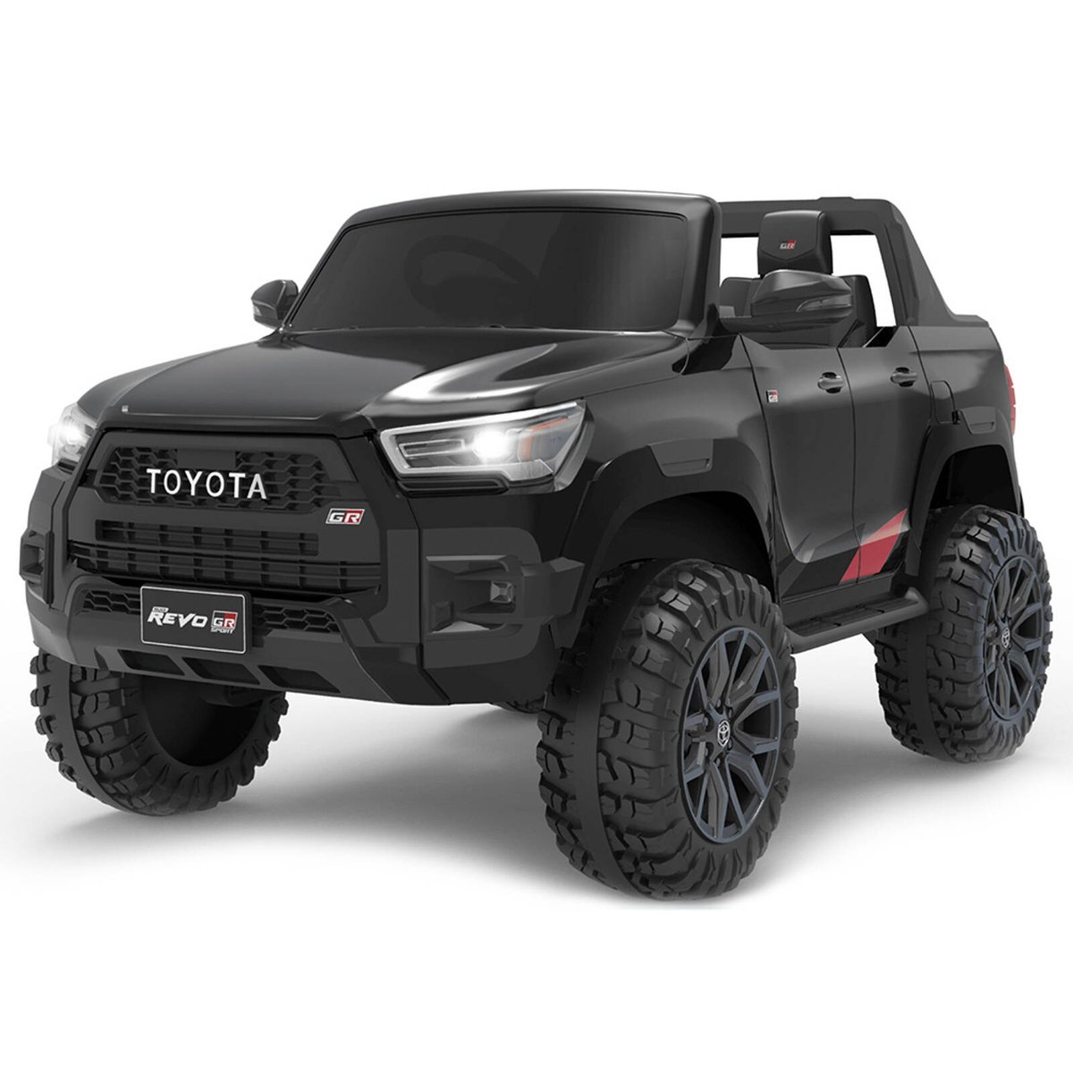 Volta Revo Toyota Hilux Ute Black Kids Ride On Car Smart Control Toy 3 ...