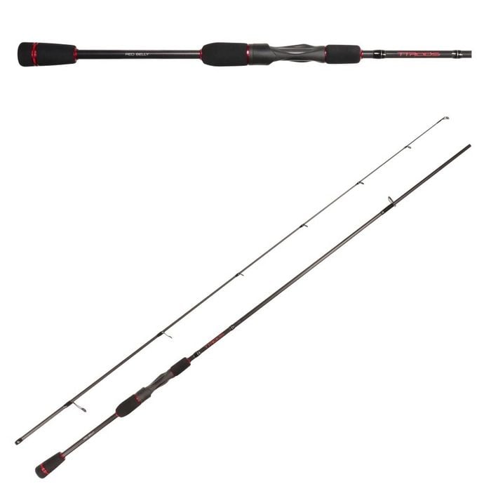 7ft TT Rods Red Belly 1-3kg Fishing Rod - 2 Pce Split Butt Spin Rod ...