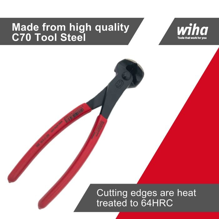 Wiha 200mm Carpenters End Cutting Nippers - Bunnings Australia