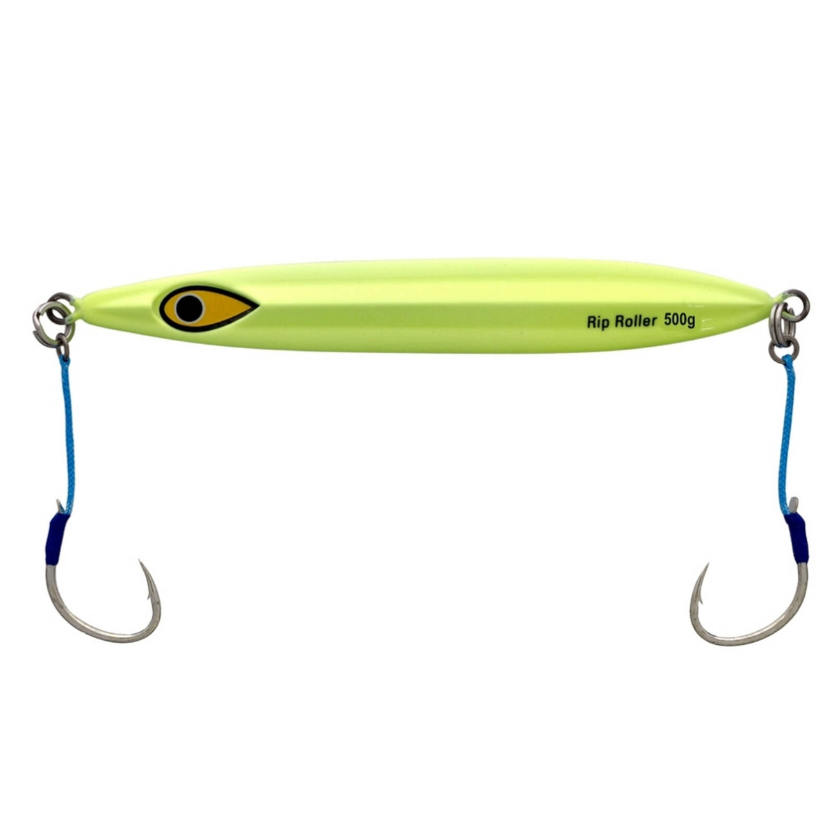 Mustad Metal Jig Rip Roller Fishing Lures 500g/19oz - GLO - Bunnings ...