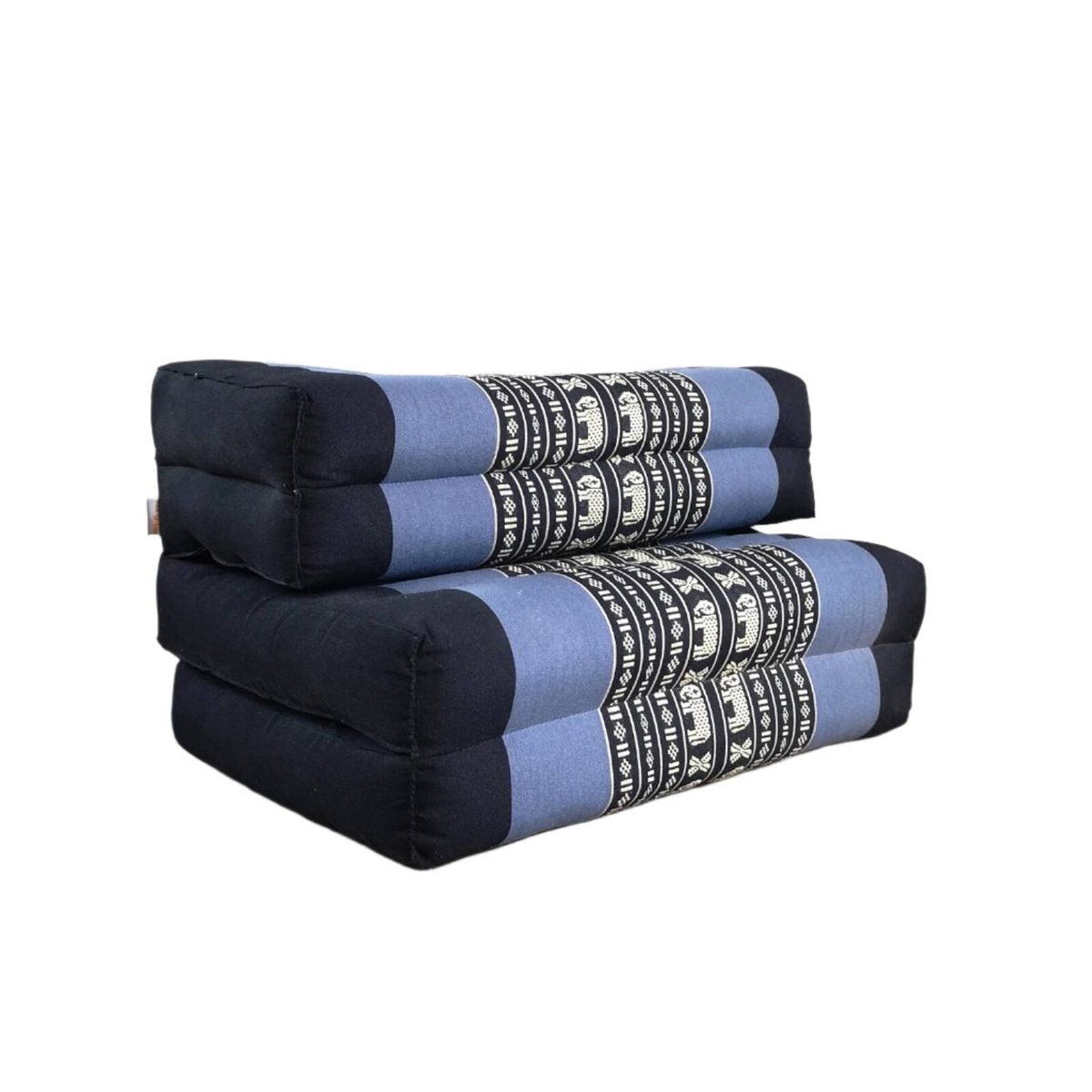Zafu Meditation Cushion Set - 100% Kapok Fold Out Cushion Yoga Mat ...