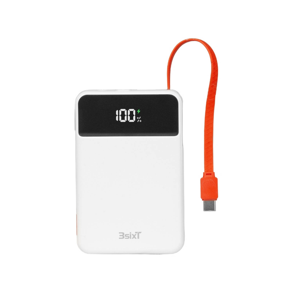 3sixT JetPak 2in1 10000mAh Power Bank - White/Orange - Bunnings Australia