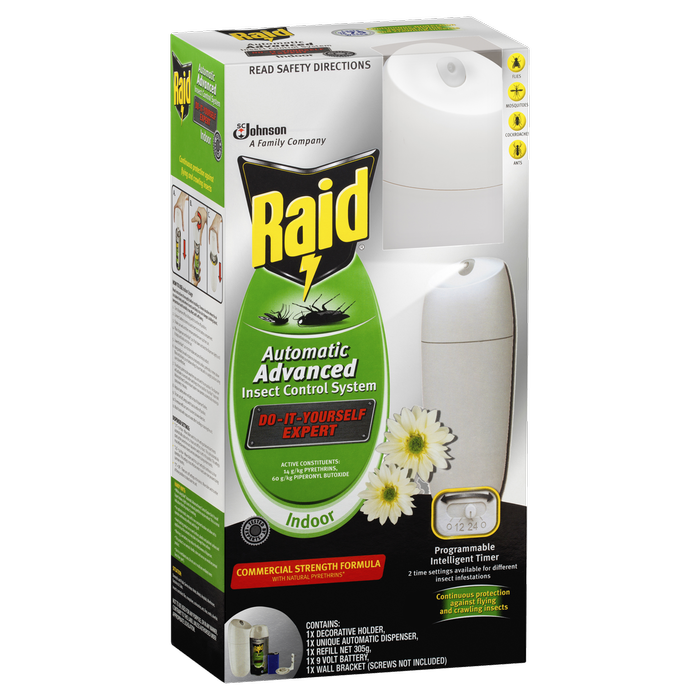 Raid Pest Indoor Automatic Advanced Insect Control System - Bunnings ...