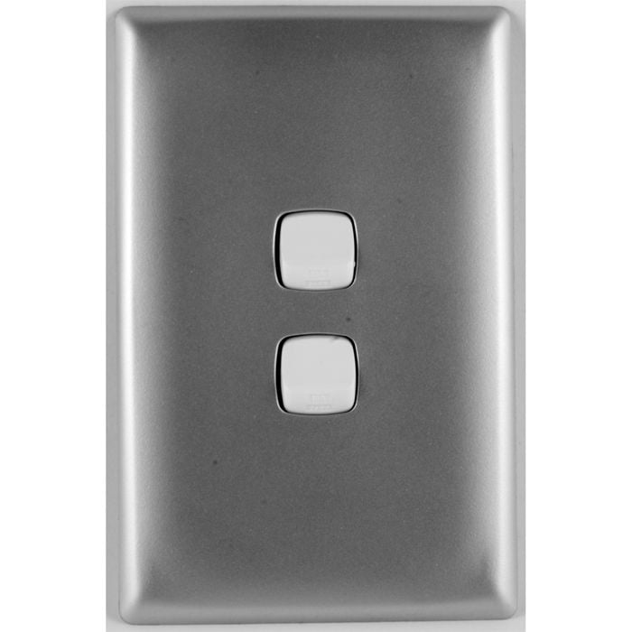 HPM LINEA 2 Gang Wall Switch - Bunnings Australia