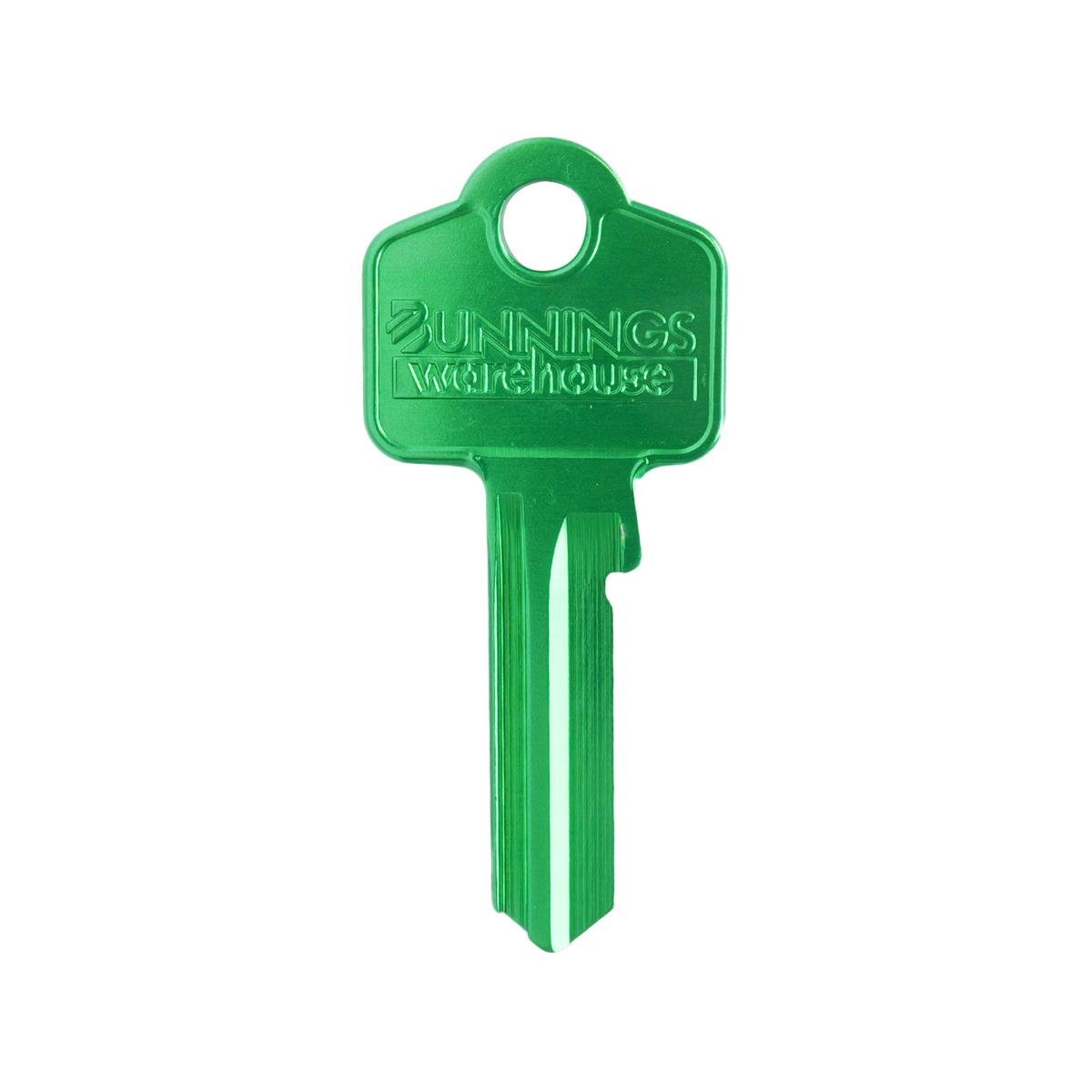 EHI WO2-WC2 Green Blank Key - Bunnings New Zealand