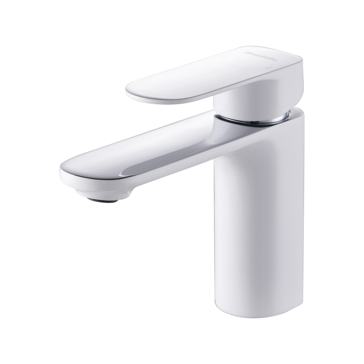 Mondella White and Chrome Rumba Basin Mixer WELS 5 Star 6L/min - White ...