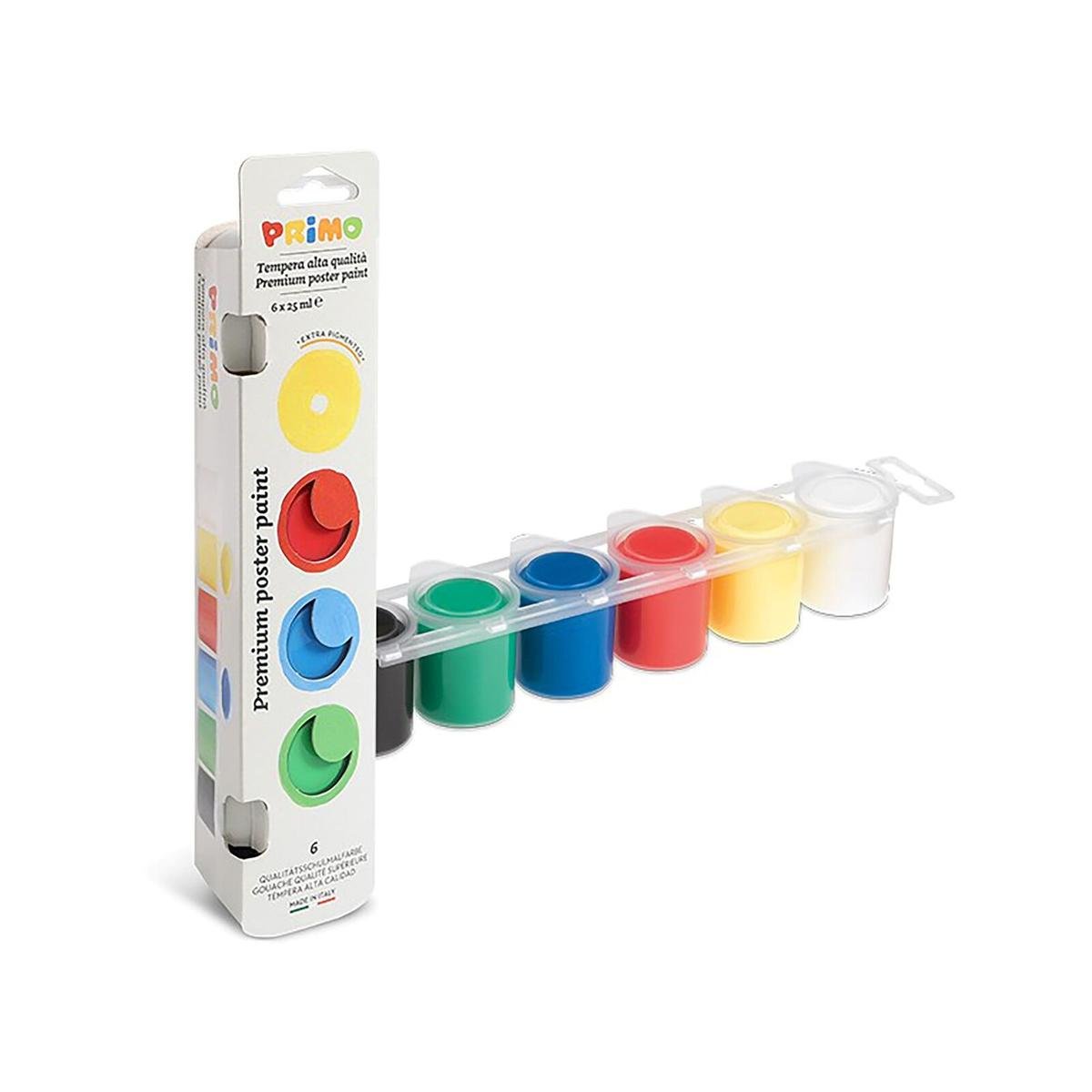 Primo Standard Poster Paint - 6 Set - Bunnings New Zealand