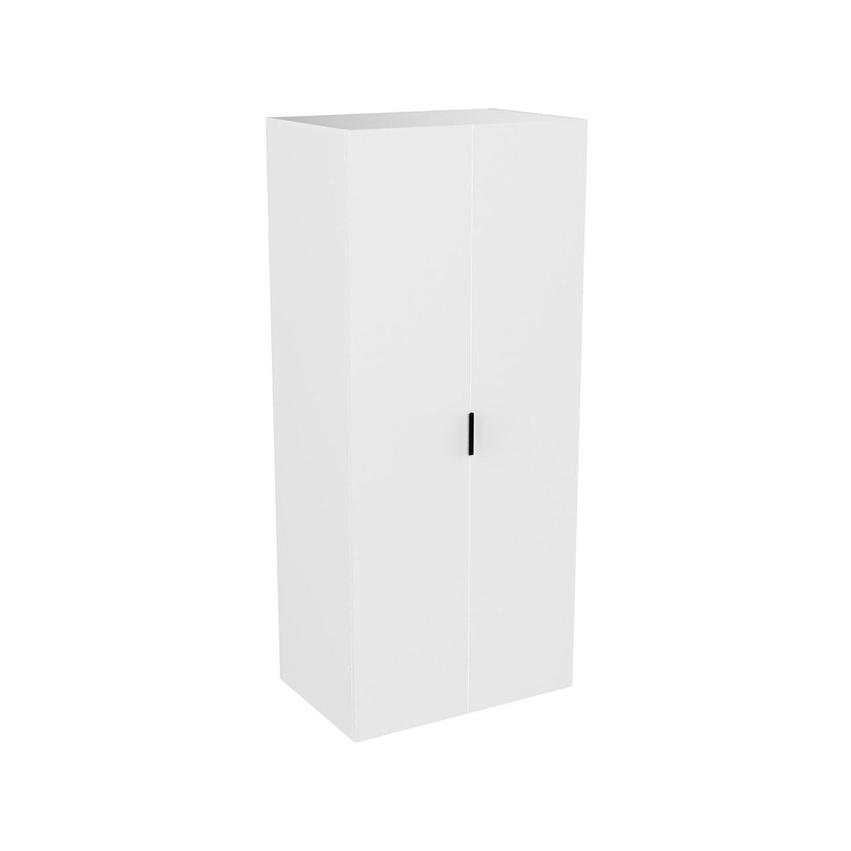 Lugna 2048 x 900 x 580mm White Hanging 4 Shelf 2 Door Storage Cabinet ...