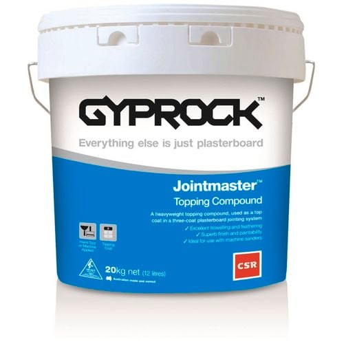 Gyprock CSR 20kg Jointmaster Topping Compound - Bunnings Australia