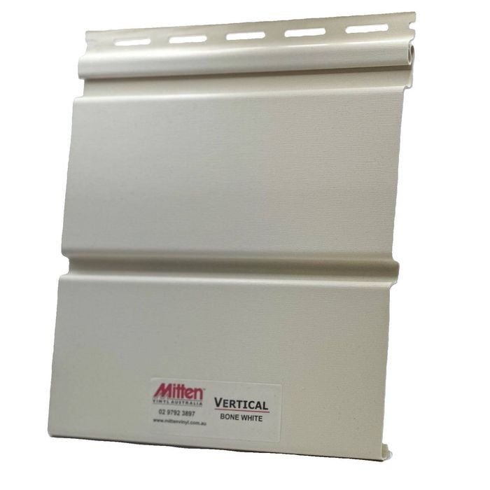 Mitten Vinyl Australia 3.66m Bone Vertical Vinyl Cladding - Bunnings ...