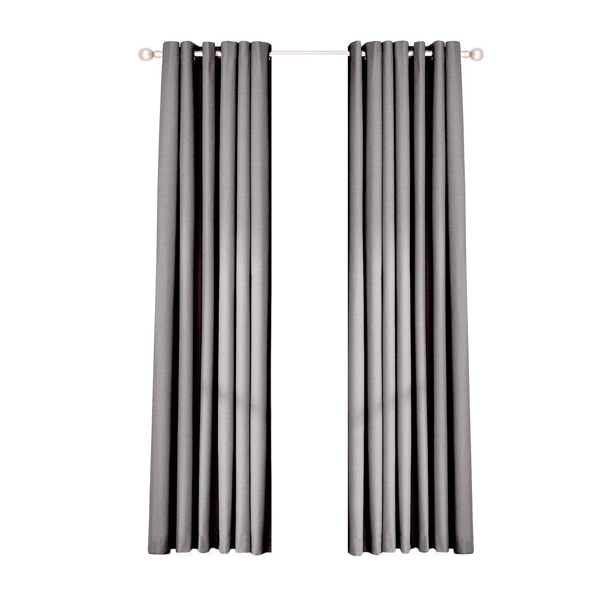 Claremont Logan Linen Look Blockout Eyelet 120X223CM Silver - Bunnings ...