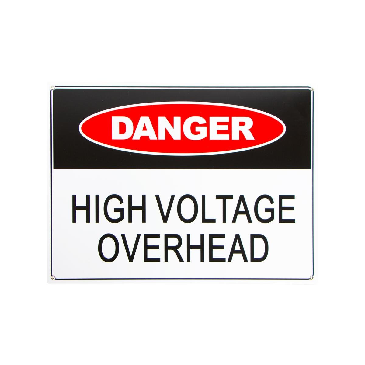 Brutus 450 x 600mm High Voltage Overhead Plastic Sign - Bunnings New ...