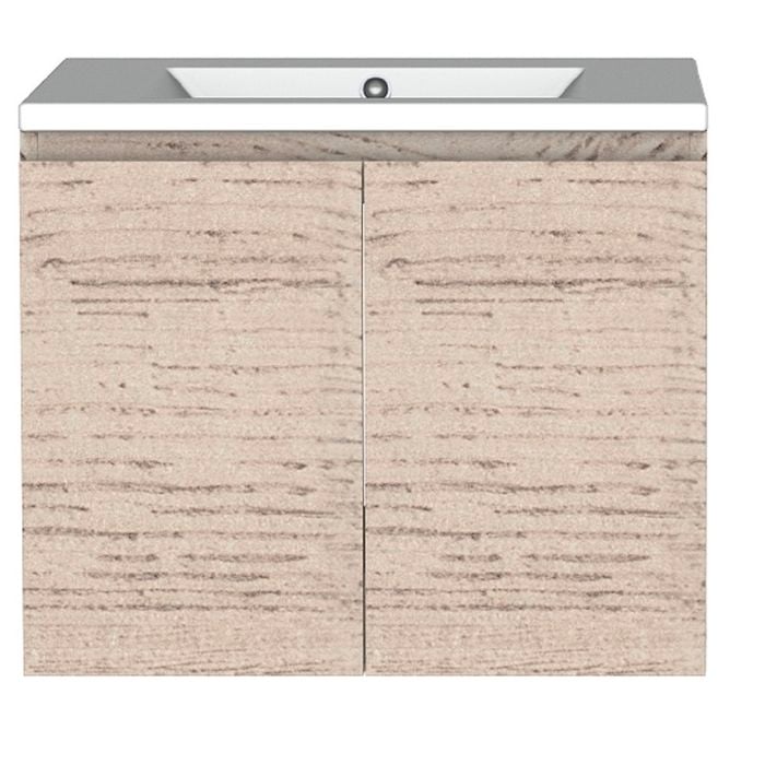 Forme 600mm Light Ash Mont Albert Wall Hung Vanity With Porcelain Top ...