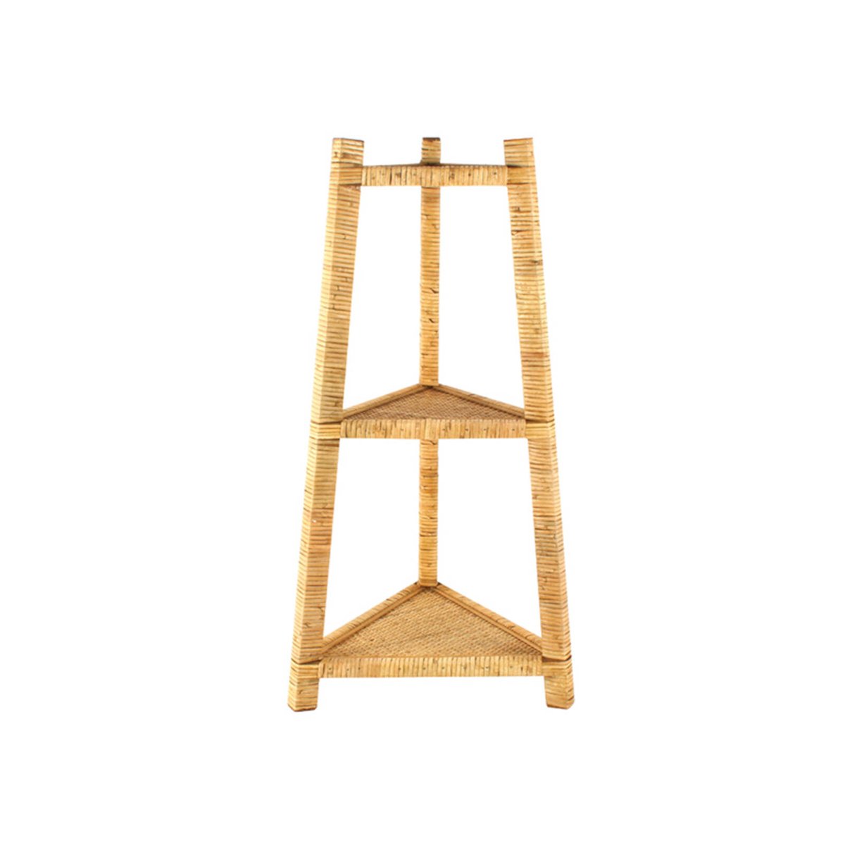 Maine & Crawford 70x38cm Ilse 3-Tier Triangle Shelf - Natural ...