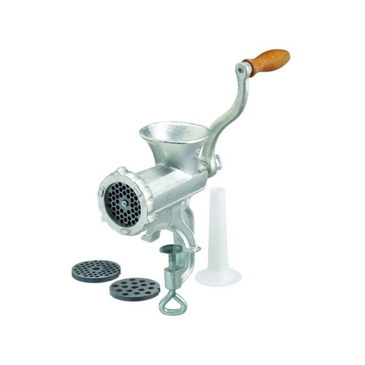 Davis & Waddell Cast Iron Meat Mincer No.8 + 3 Blades - Bunnings Australia